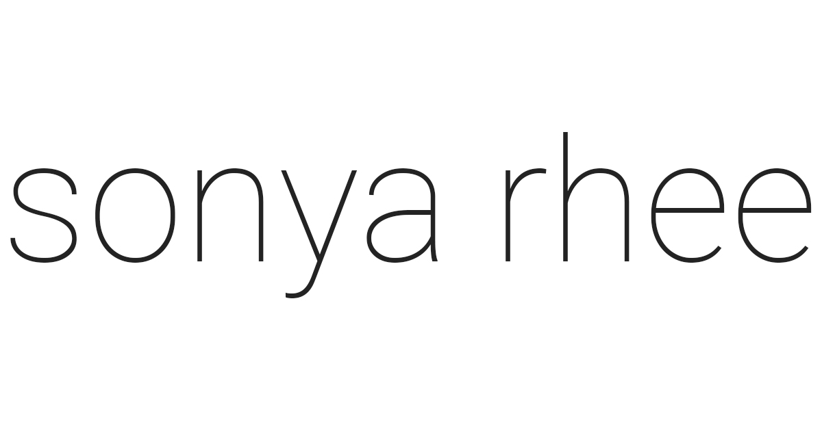 sonya rhee • official home